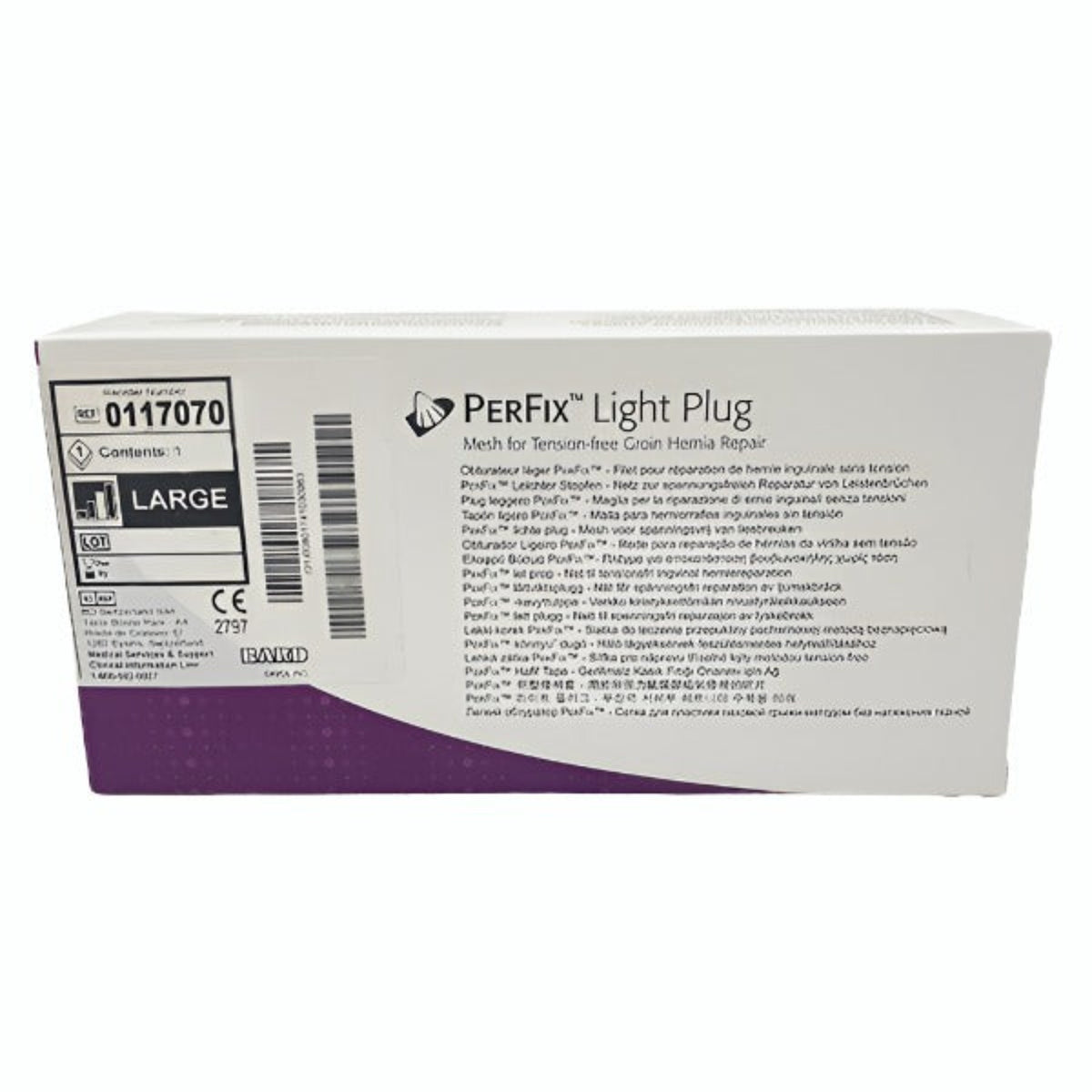 Bard Davol Perfix Light Plug Mesh For Tension-Free Hernia Repair – XS ...