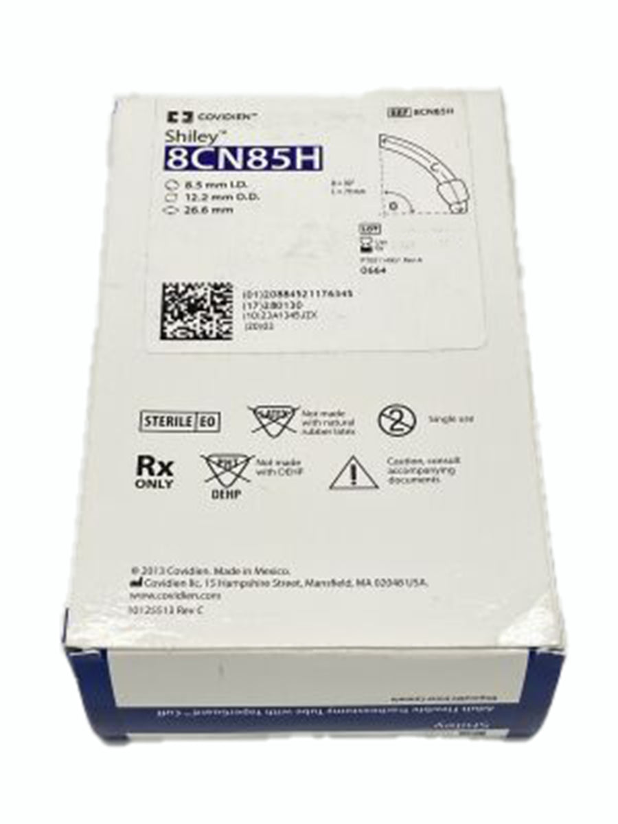 8CN85H ∙ COVIDIEN SHILEY FLEXIBLE TRACHEOSTOMY TUBE 8.5MM | XS Supply
