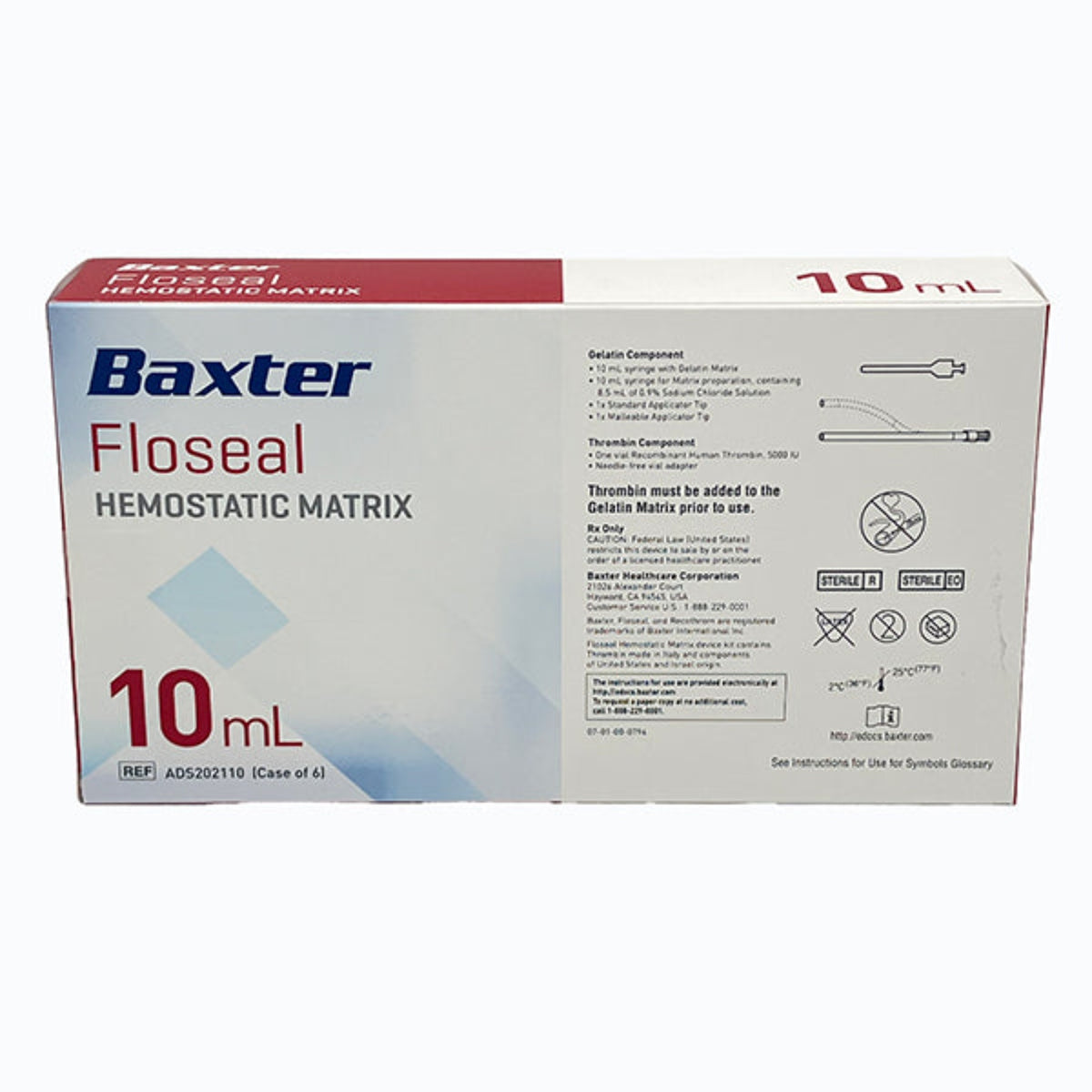 Baxter Floseal Hemostatic Matrix, 10ml | XS Supply