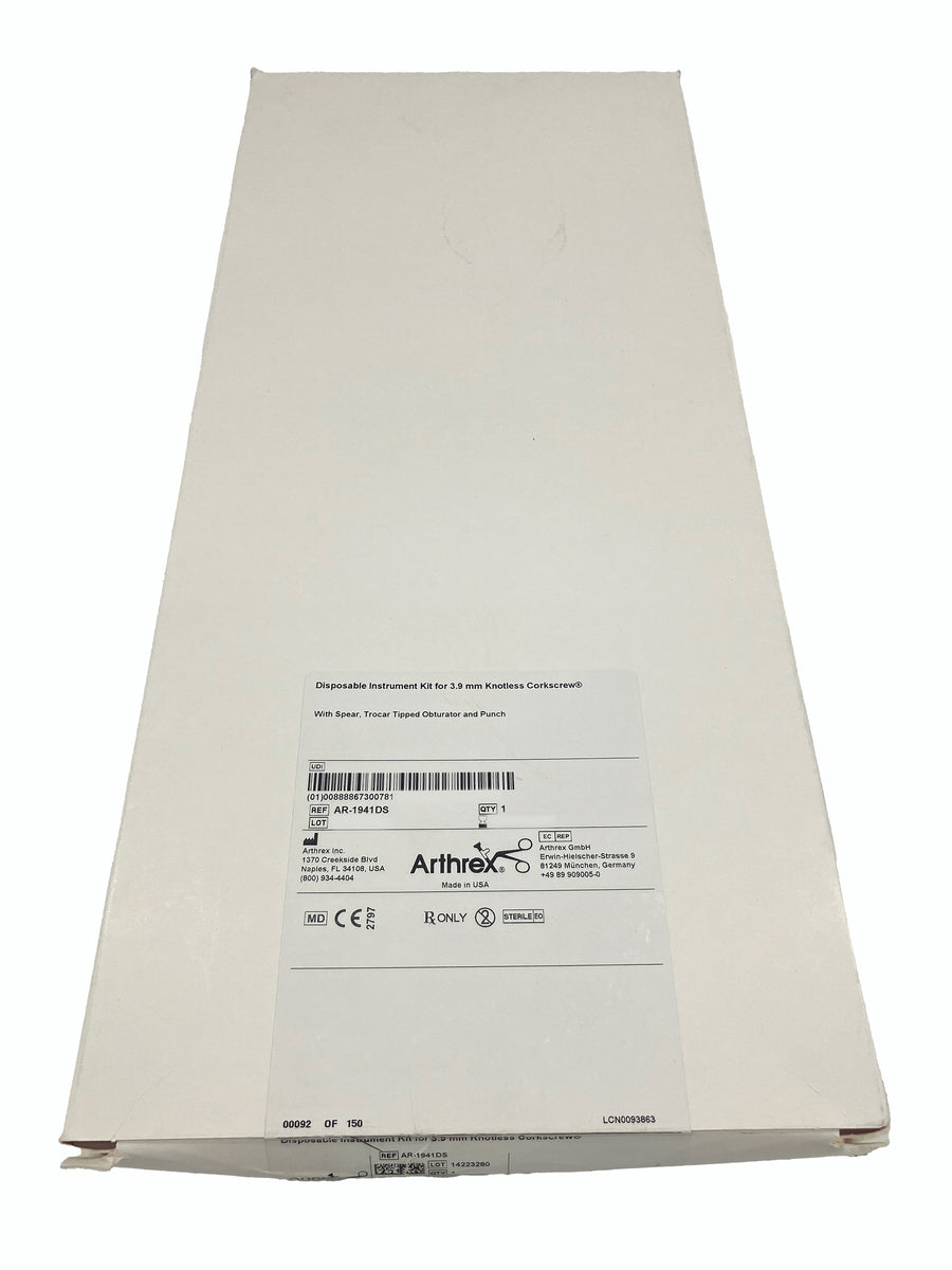 Arthrex 3.9mm Knotless Corkscrew Suture Anchor Disposables Kit – XS Supply