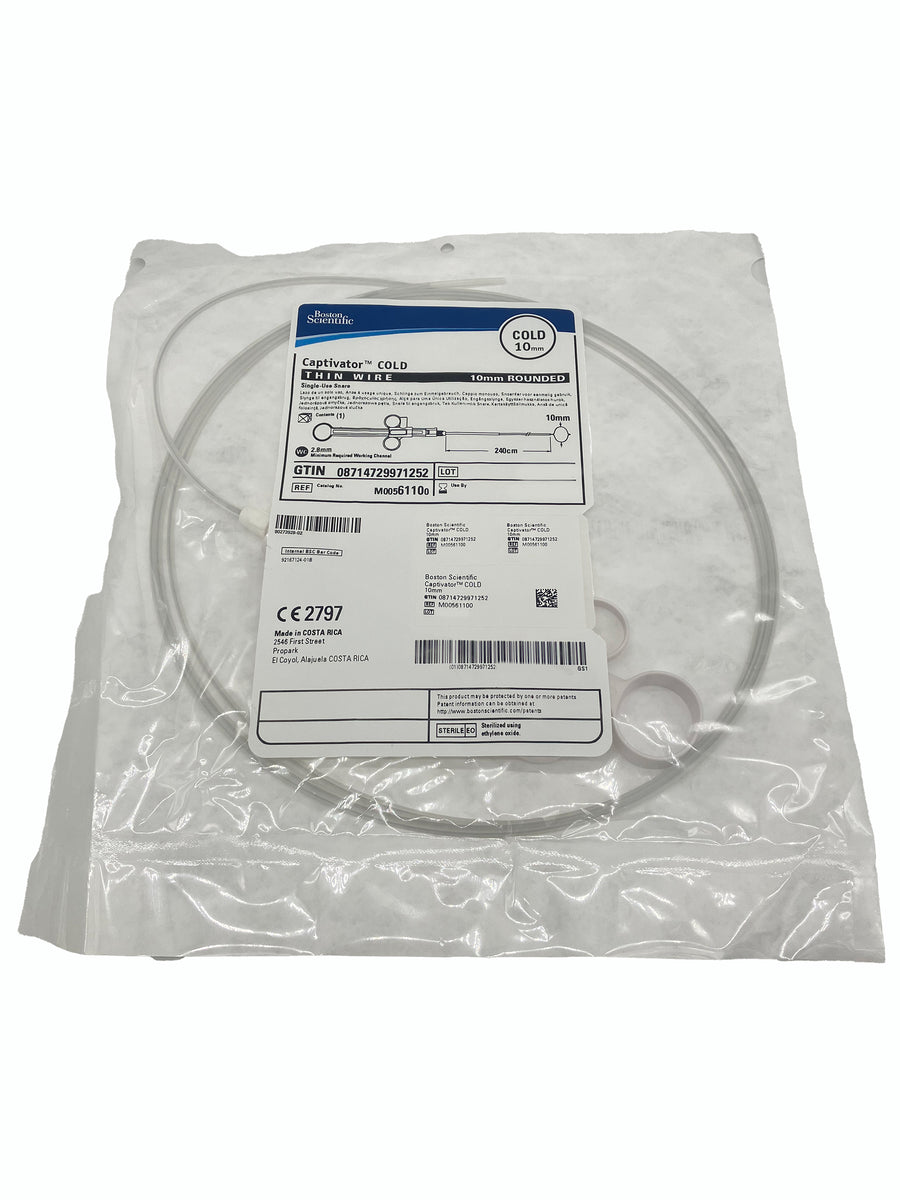 Boston Scientific Captivator Cold 10mm Rounded-Stiff Single-Use Snare ...
