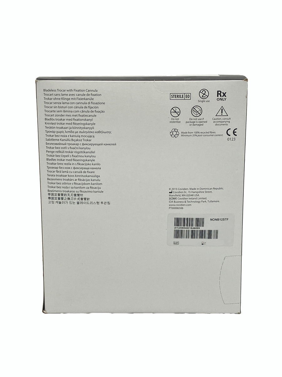 Covidien Versaone Bladeless Trocar with Fixation Cannula - 12mm – XS Supply